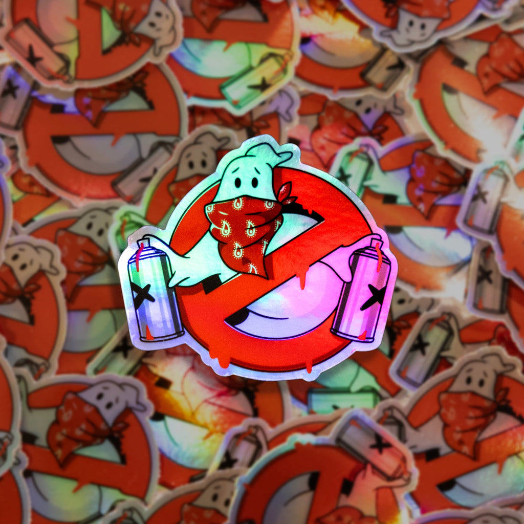 Street King Buster Halo Sticker – theproperpatch