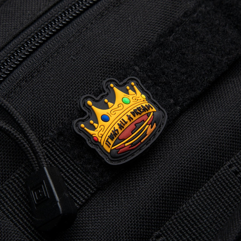 Biggies Crown PVC Velcro MINI Patch – theproperpatch