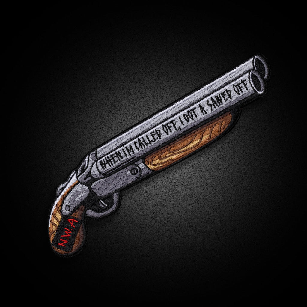 Rap Gods N.W.A. Sawed Off XL Threaded Patch – theproperpatch