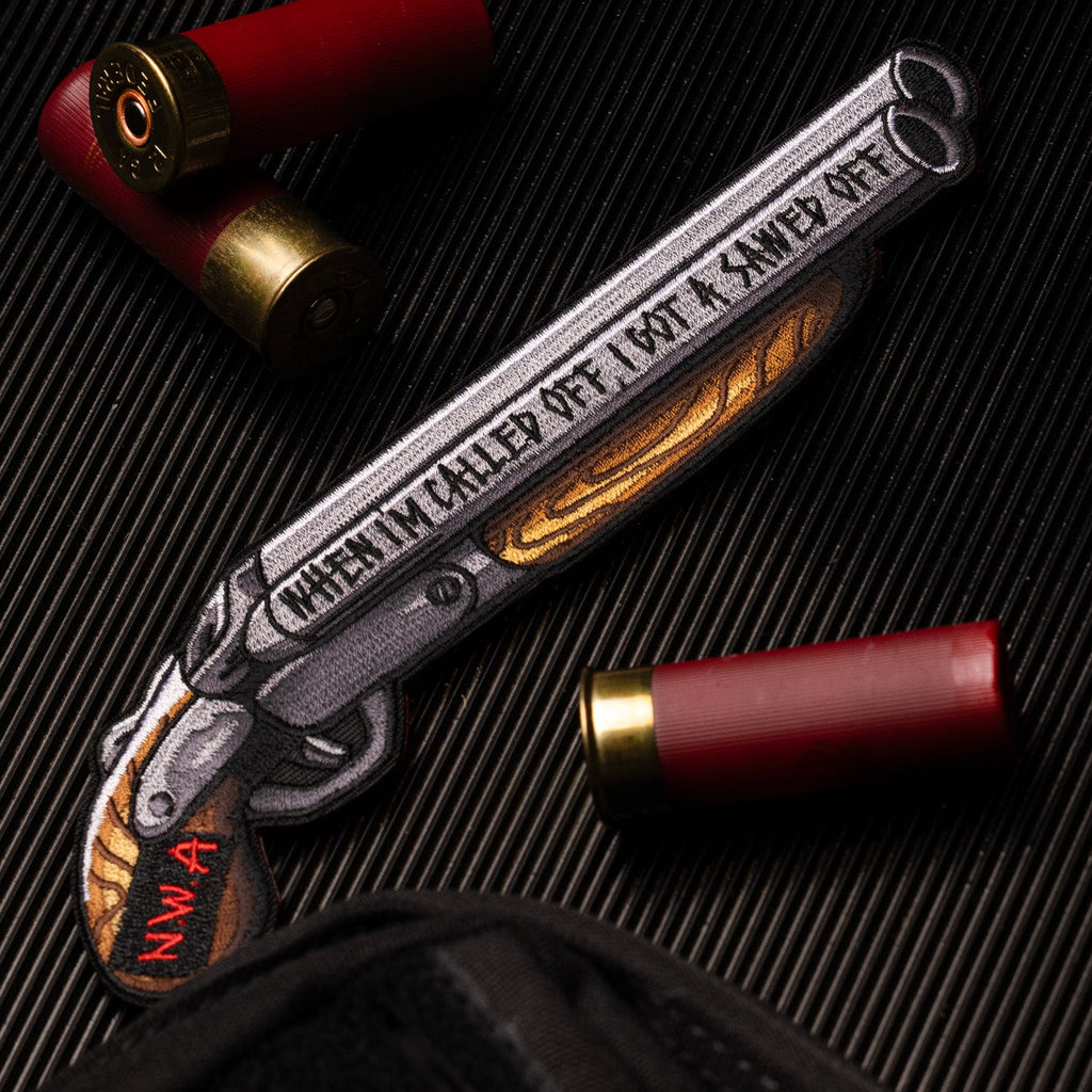 Rap Gods N.W.A. Sawed Off XL Threaded Patch – theproperpatch