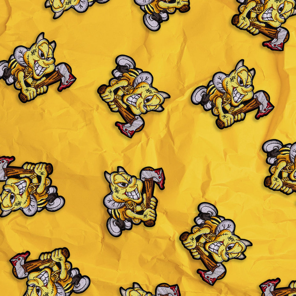 The Bee Evil Empire Threaded Velcro Patch – theproperpatch