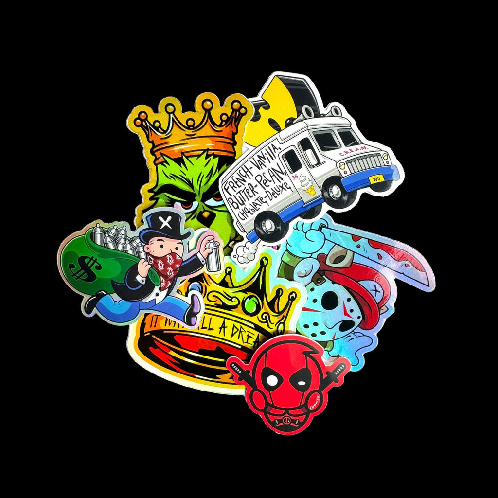 Six Stickers Slap Pack #1 – theproperpatch