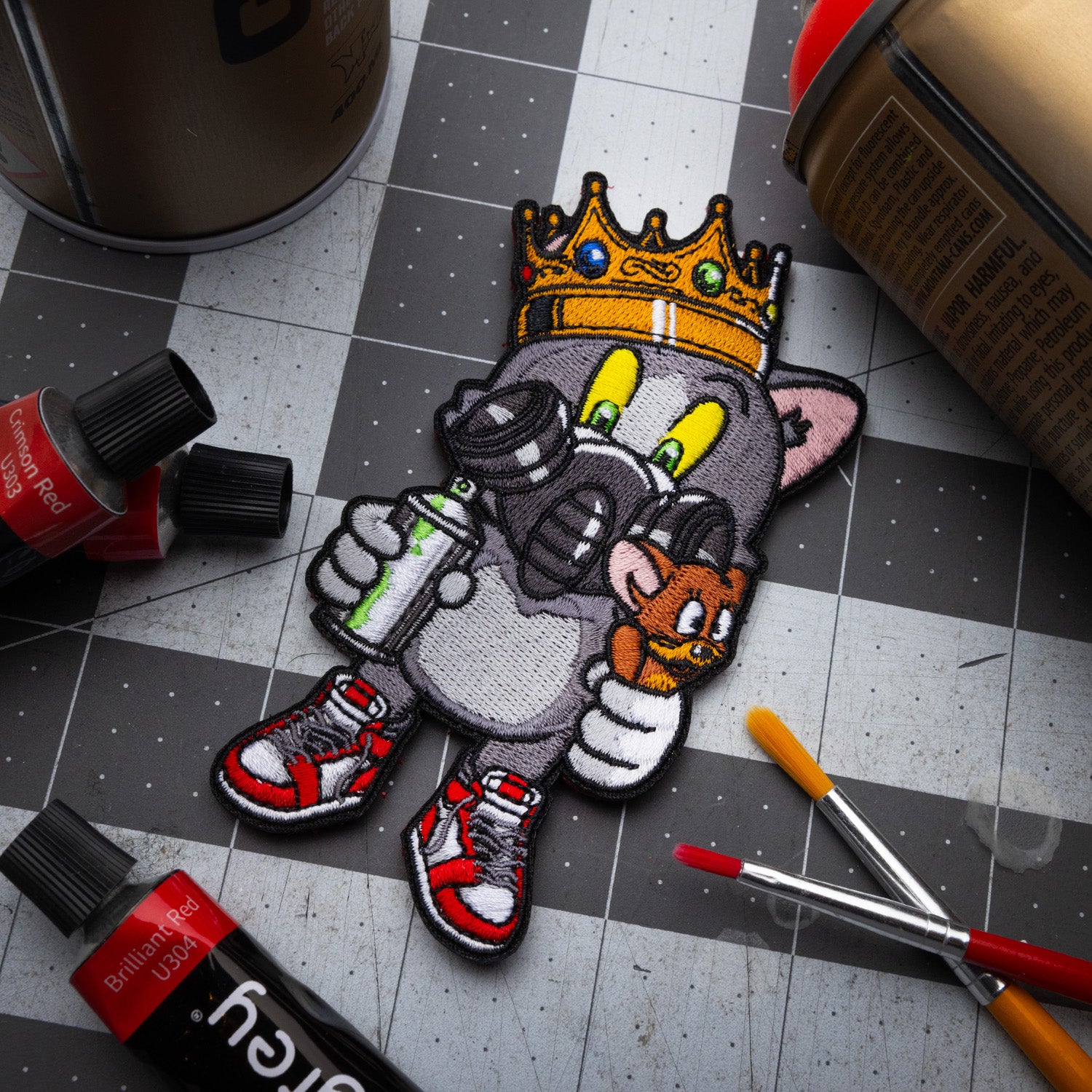 Embroidered & PVC Velcro Patches inspired by hip-hop and pop culture – theproperpatch