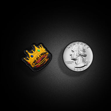 Biggies Crown PVC Velcro MINI Patch – theproperpatch