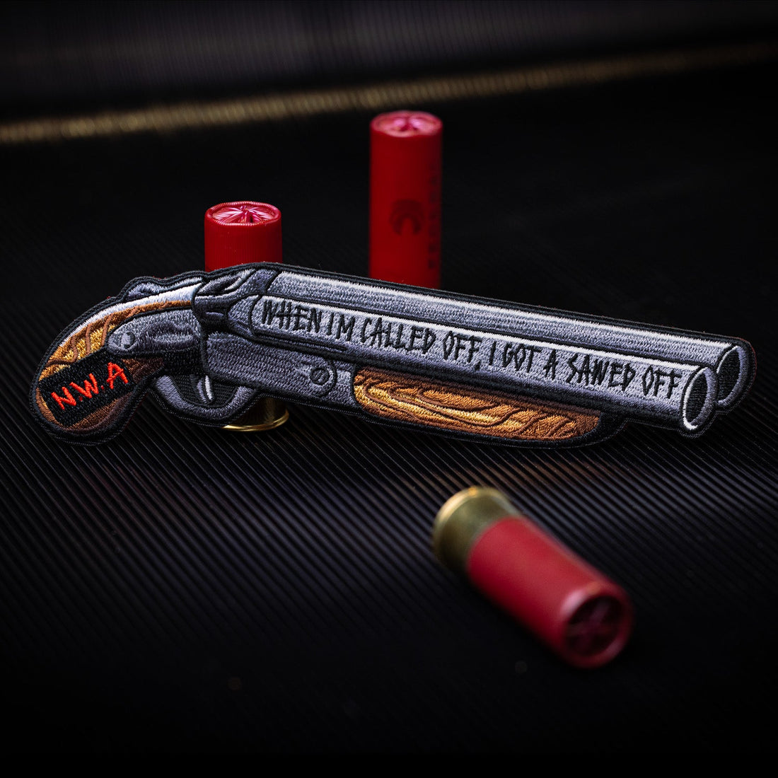 Rap Gods N.W.A. Sawed Off XL Threaded Patch – theproperpatch