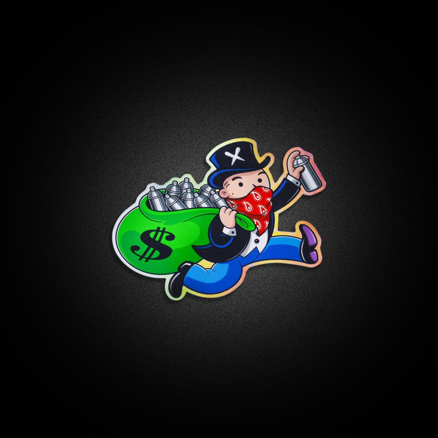 Street King Monopoly Sticker – theproperpatch